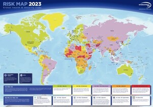 인터내셔날SOS, “2023 글로벌 의료 및 보안 위험 지도 ‘리스크맵” 공개